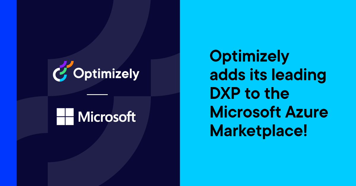 Optimizely launches DXP on Microsoft Azure marketplace